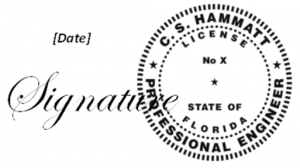 Proper Signing and Sealing of Engineering Documents - Florida Board of ...