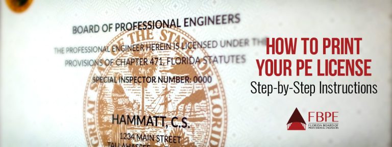 Home - Florida Board of Professional Engineers