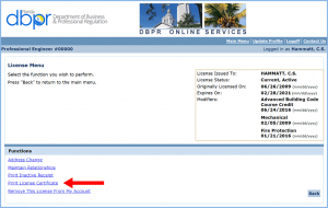 How Do I Print My License? - Florida Board of Professional Engineers