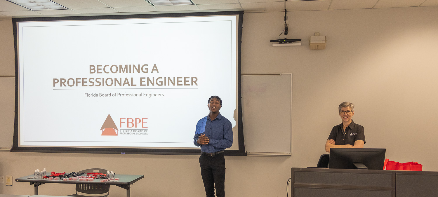 FBPE Outreach Returns in Person - Florida Board of Professional Engineers