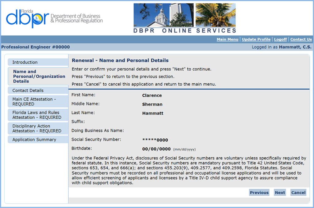PE License Renewal: Step-by-Step - Florida Board of Professional Engineers