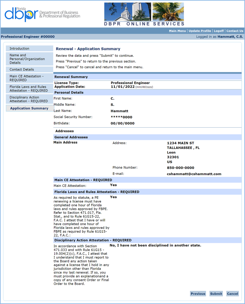 PE License Renewal: Step-by-Step - Florida Board of Professional Engineers