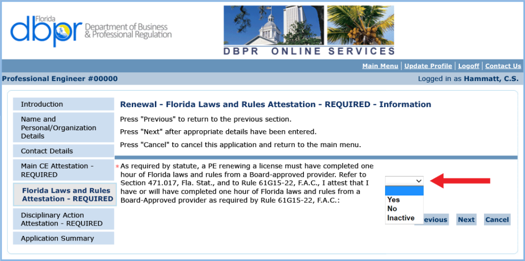 PE License Renewal: Step-by-Step - Florida Board of Professional Engineers