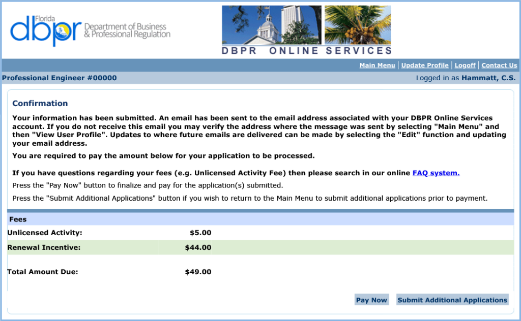 PE License Renewal: Step-by-Step - Florida Board of Professional Engineers
