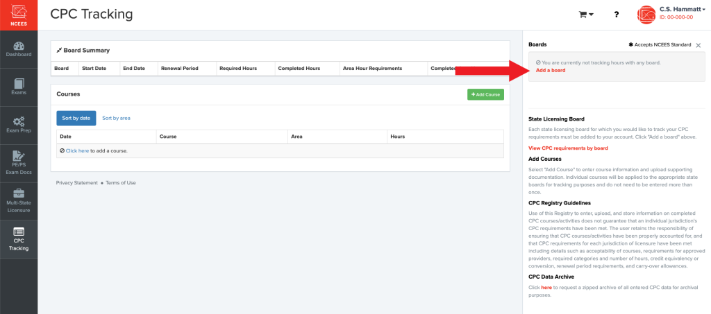 How to Report Your CE: An NCEES CPC Tracking Step-by-Step - Florida Board of Professional Engineers