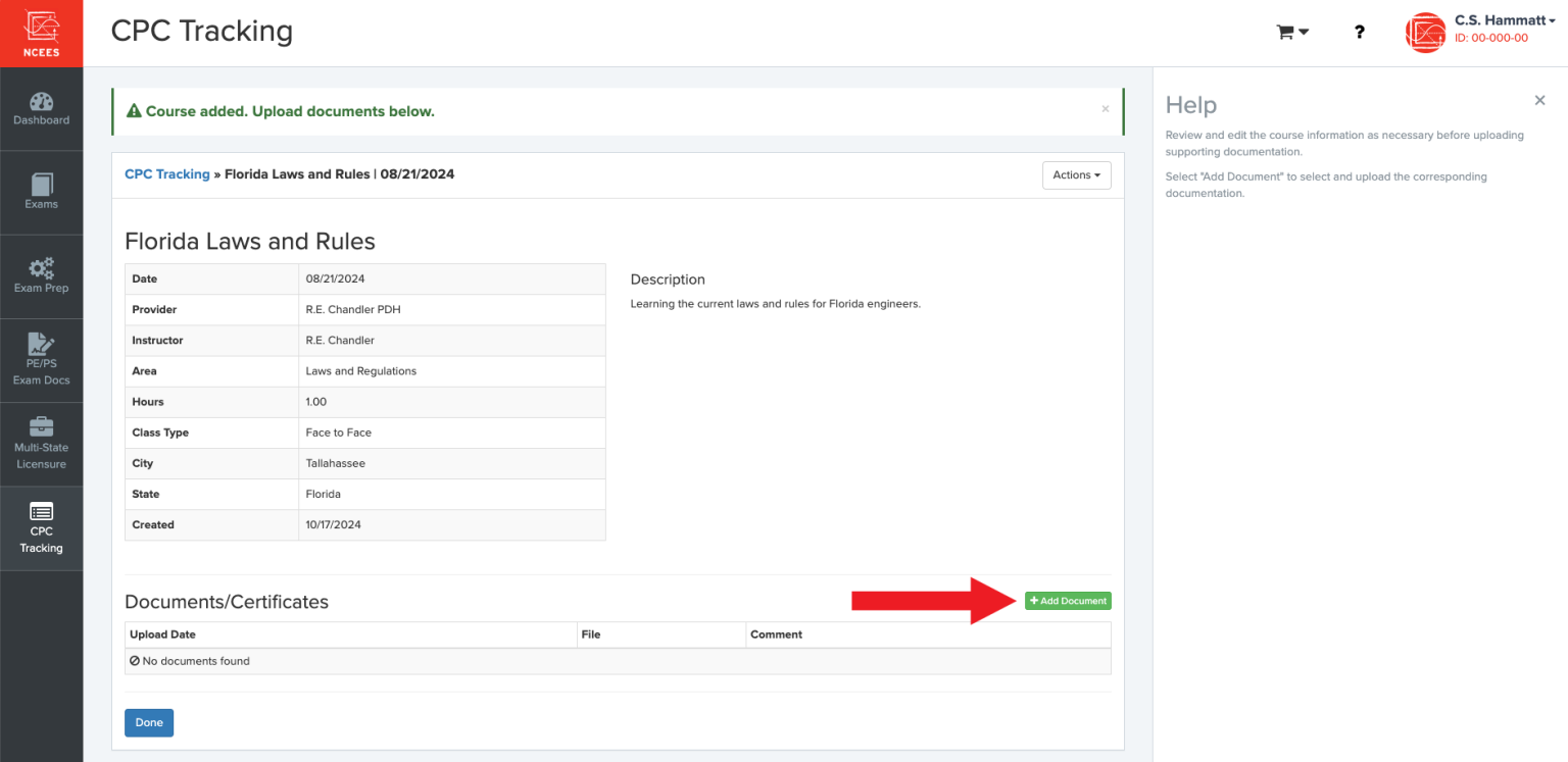 How to Report Your CE: An NCEES CPC Tracking Step-by-Step - Florida ...