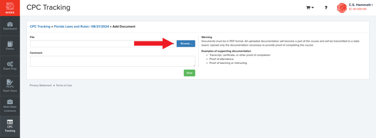 How to Report Your CE: An NCEES CPC Tracking Step-by-Step - Florida Board of Professional Engineers