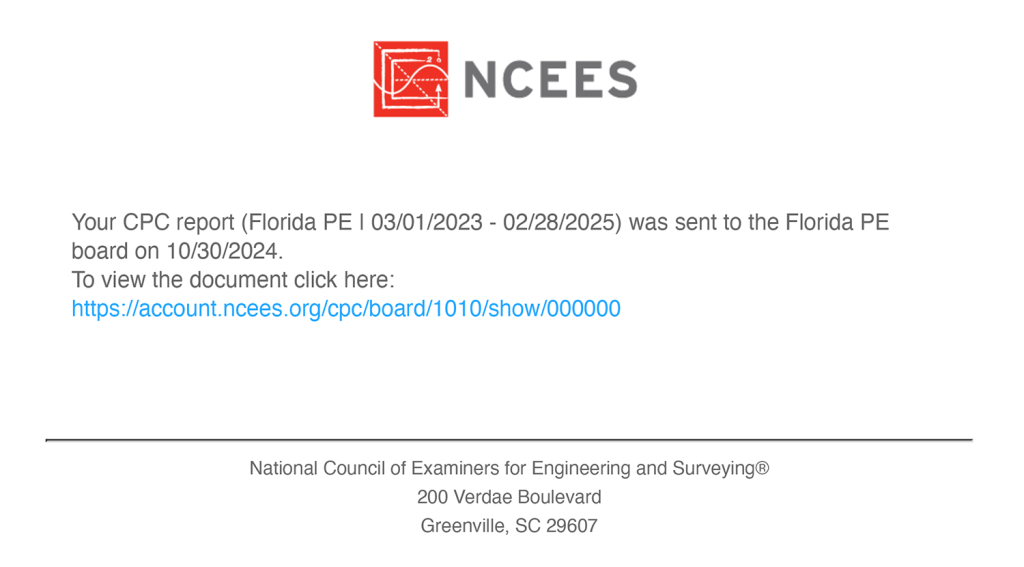 How to Report Your CE: An NCEES CPC Tracking Step-by-Step - Florida Board of Professional Engineers